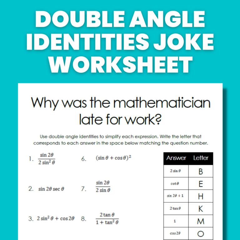 Trig Identities Challenge Activity | Math = Love