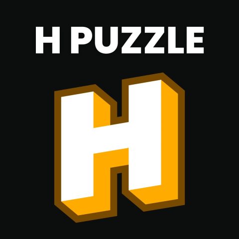 Letter H Puzzle with 6 Pieces (Free Printable PDF)