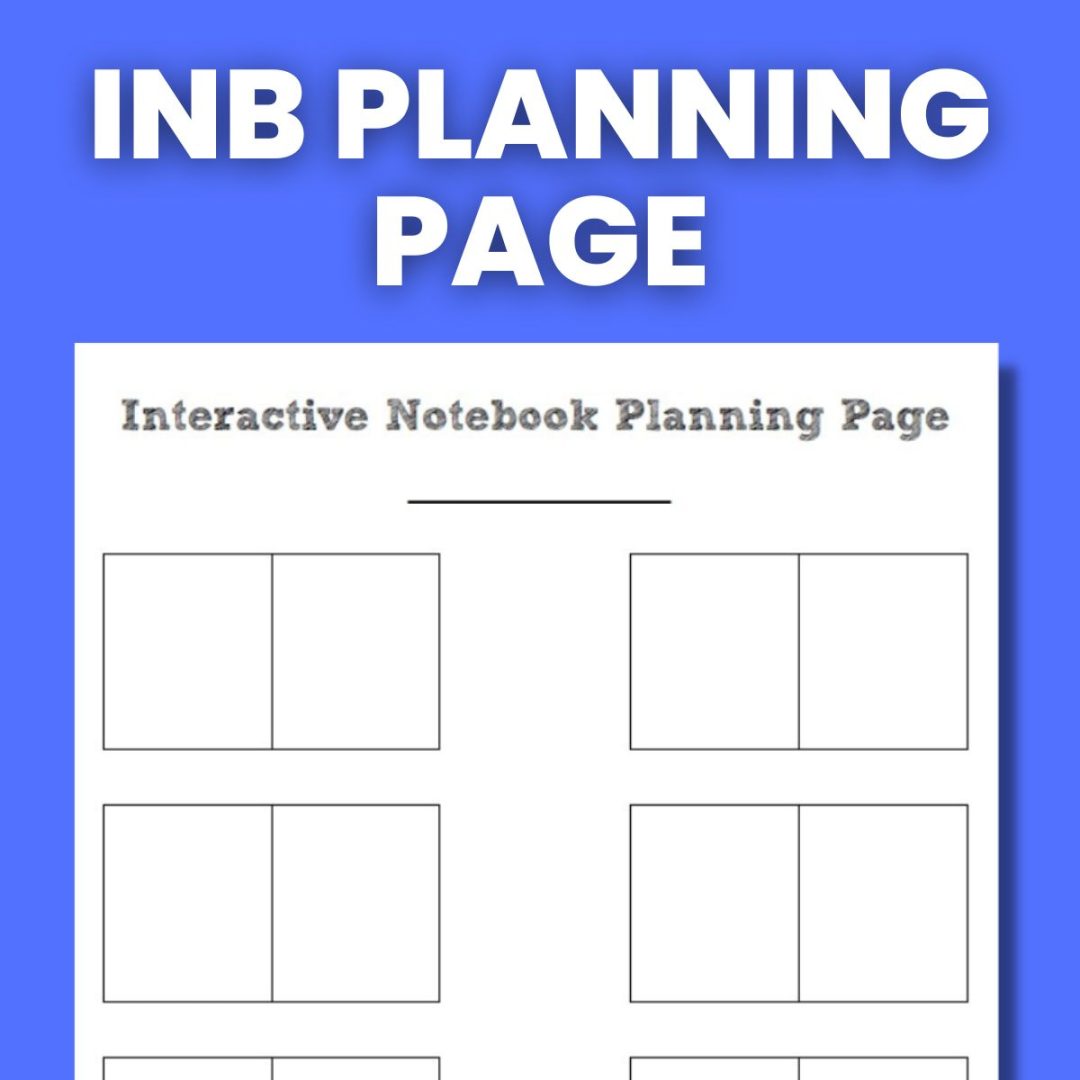 Interactive Notebook Planning Page | Math = Love