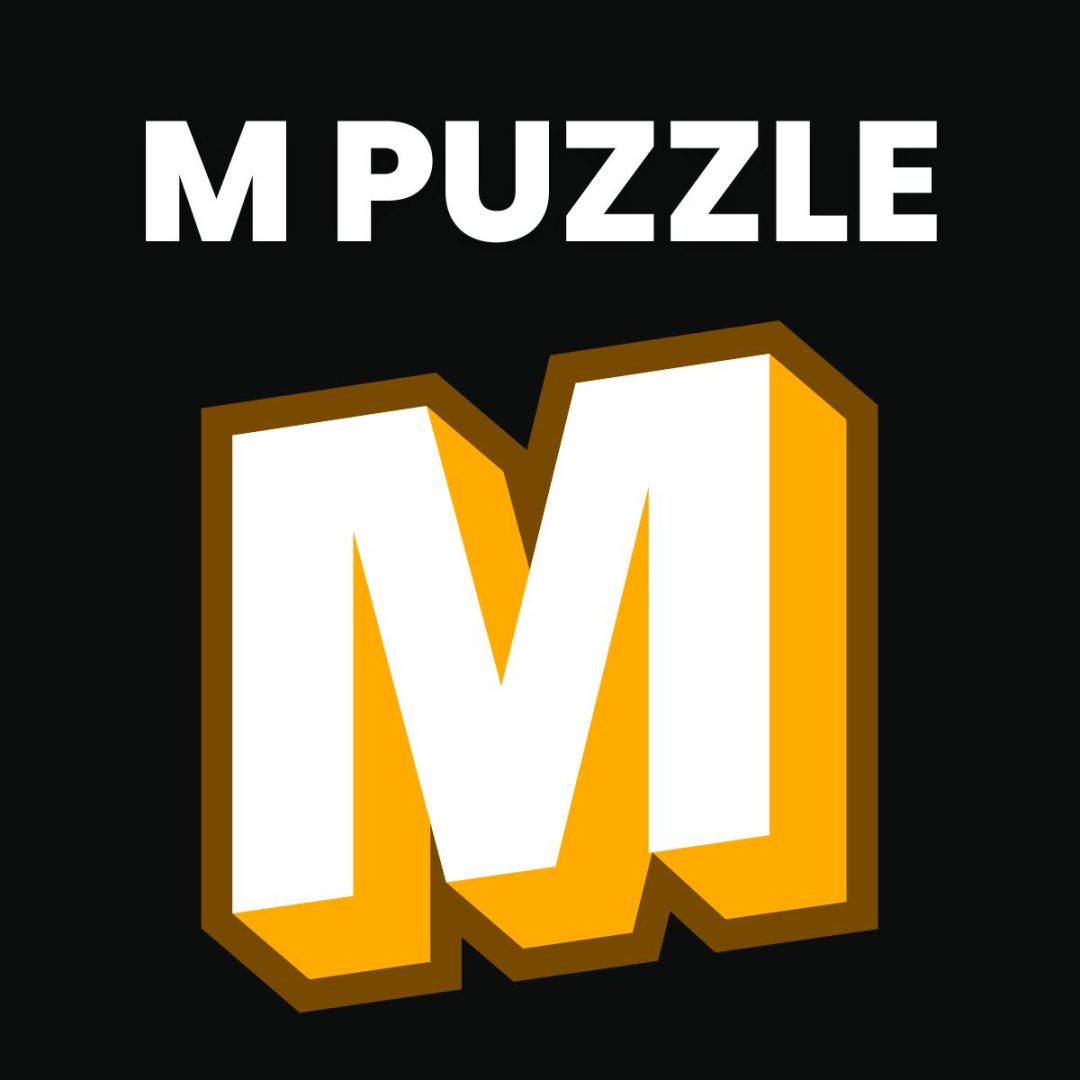 Letter M Puzzle with 4 Pieces (Free Printable PDF)
