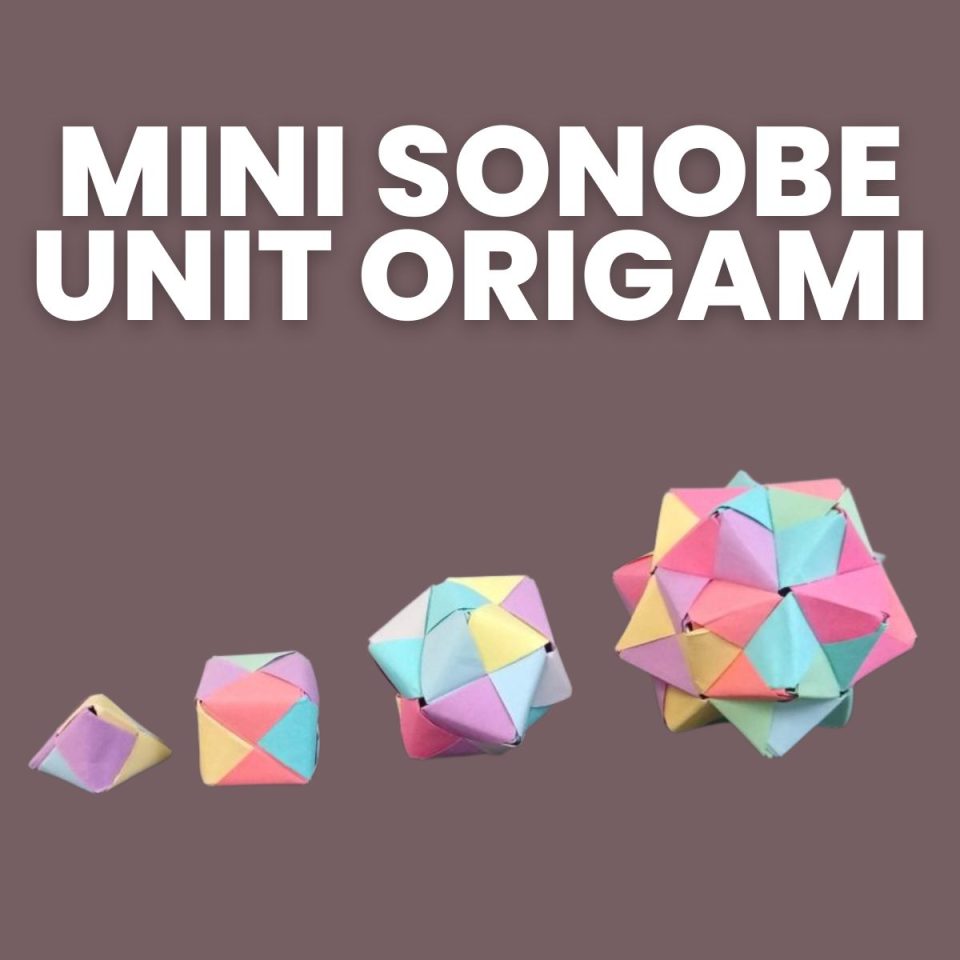 Modular Origami - Sonobe Classroom Display | Math = Love
