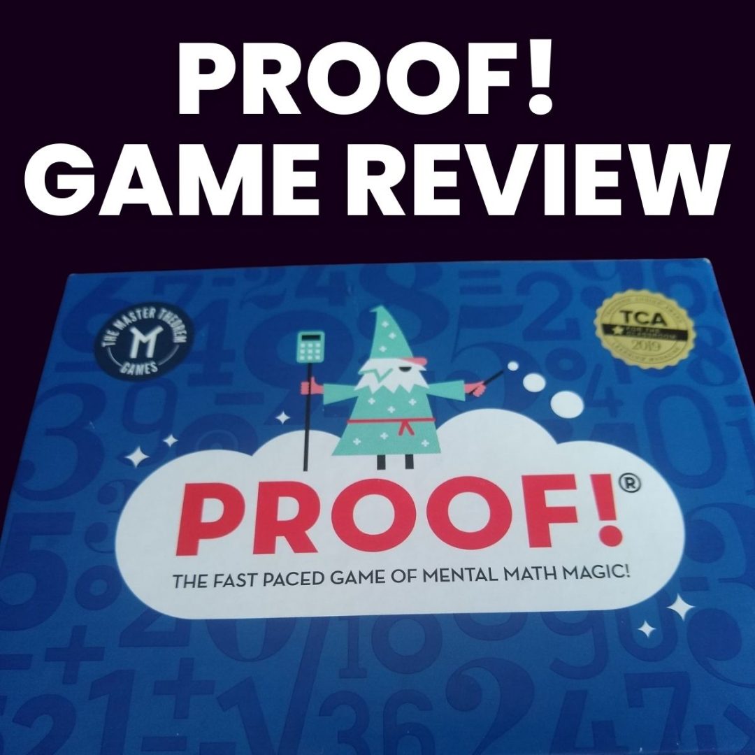 Proof! Math Game Review | Math = Love