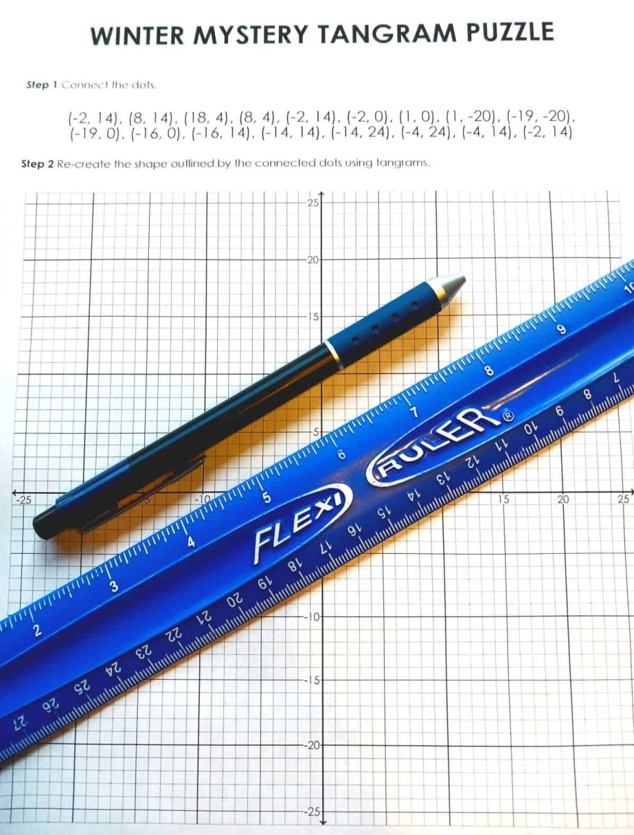 Winter Mystery Tangram Puzzle | Math = Love