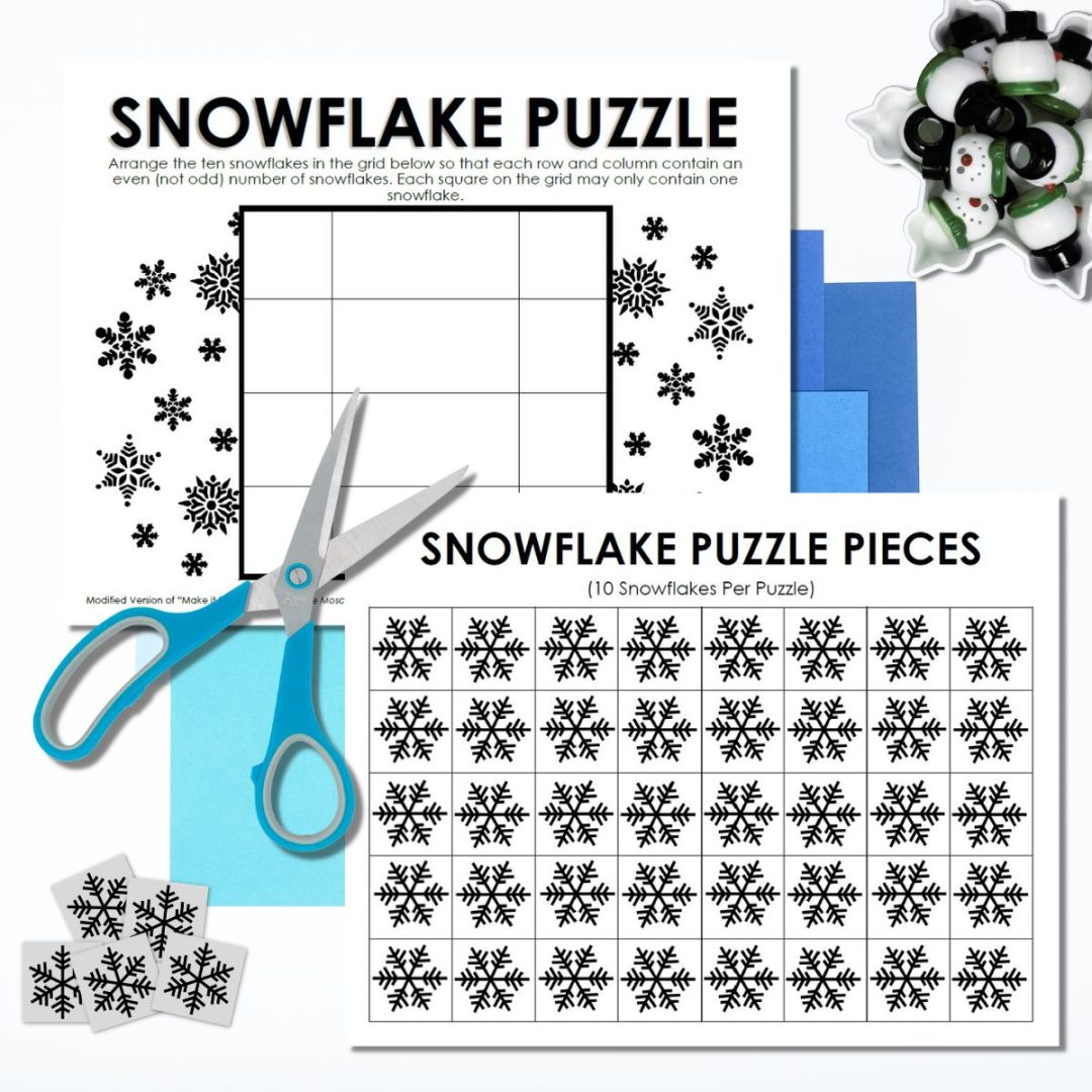 Snowflake Puzzle | Math = Love