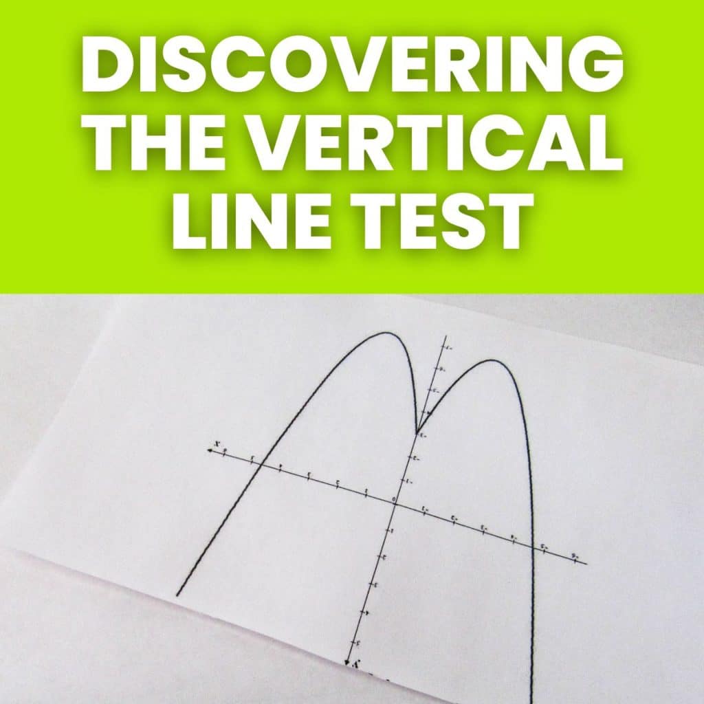 Discovering The Vertical Line Test Math Love