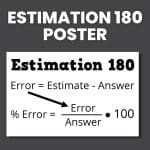 Estimation 180 Poster | Math = Love