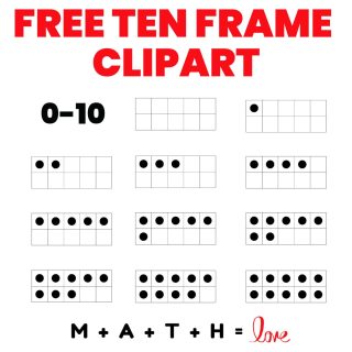 Free Ten Frame Clipart | Math = Love