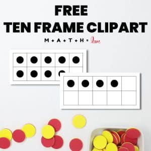 Count and Match Ten Frame Worksheets (1-10) | Math = Love