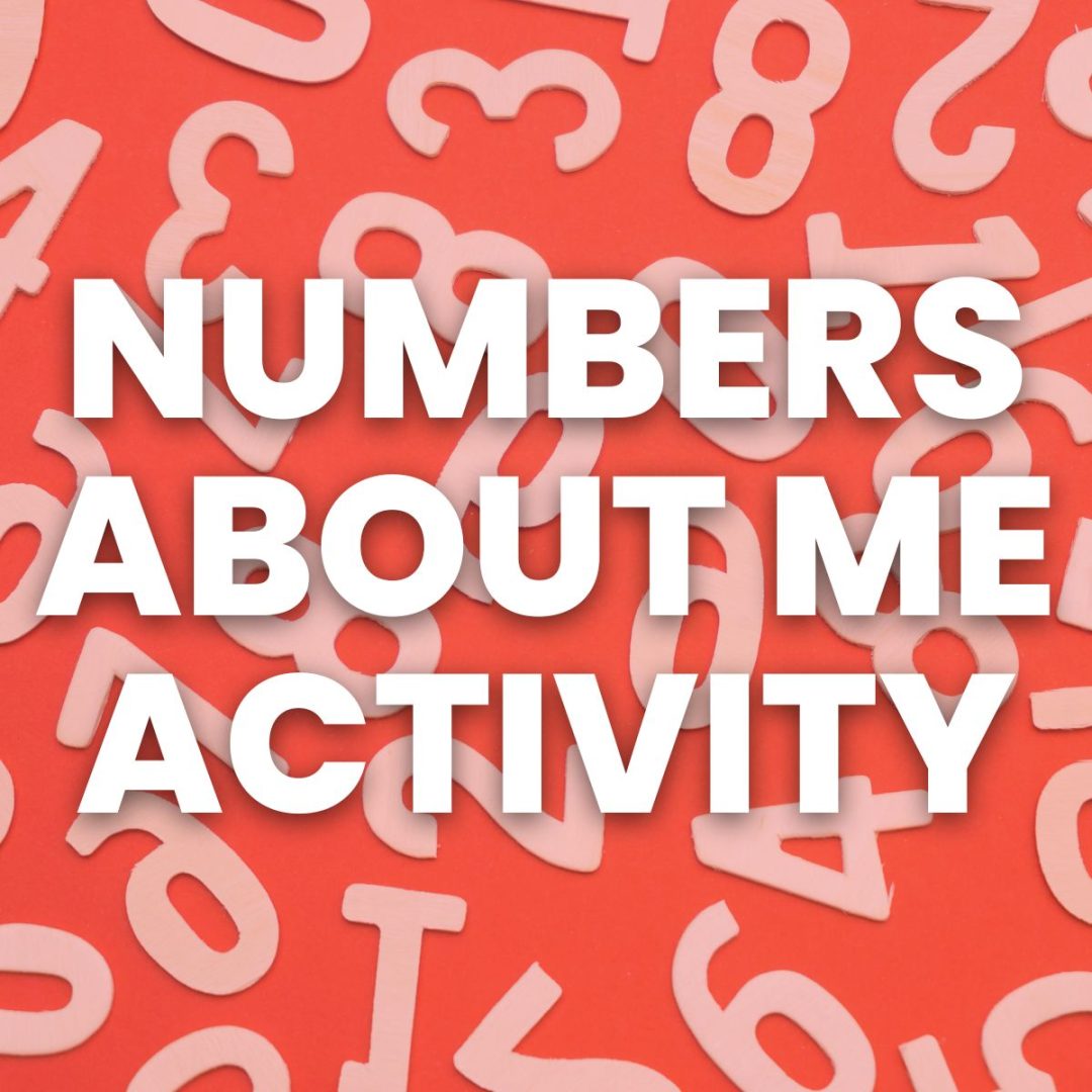 Numbers About Me Activity | Math = Love
