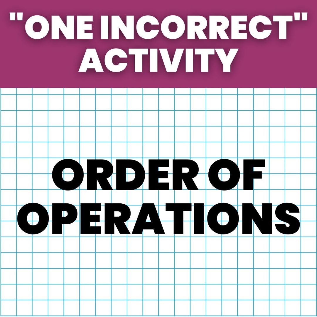 24 Fun Order of Operations Puzzles