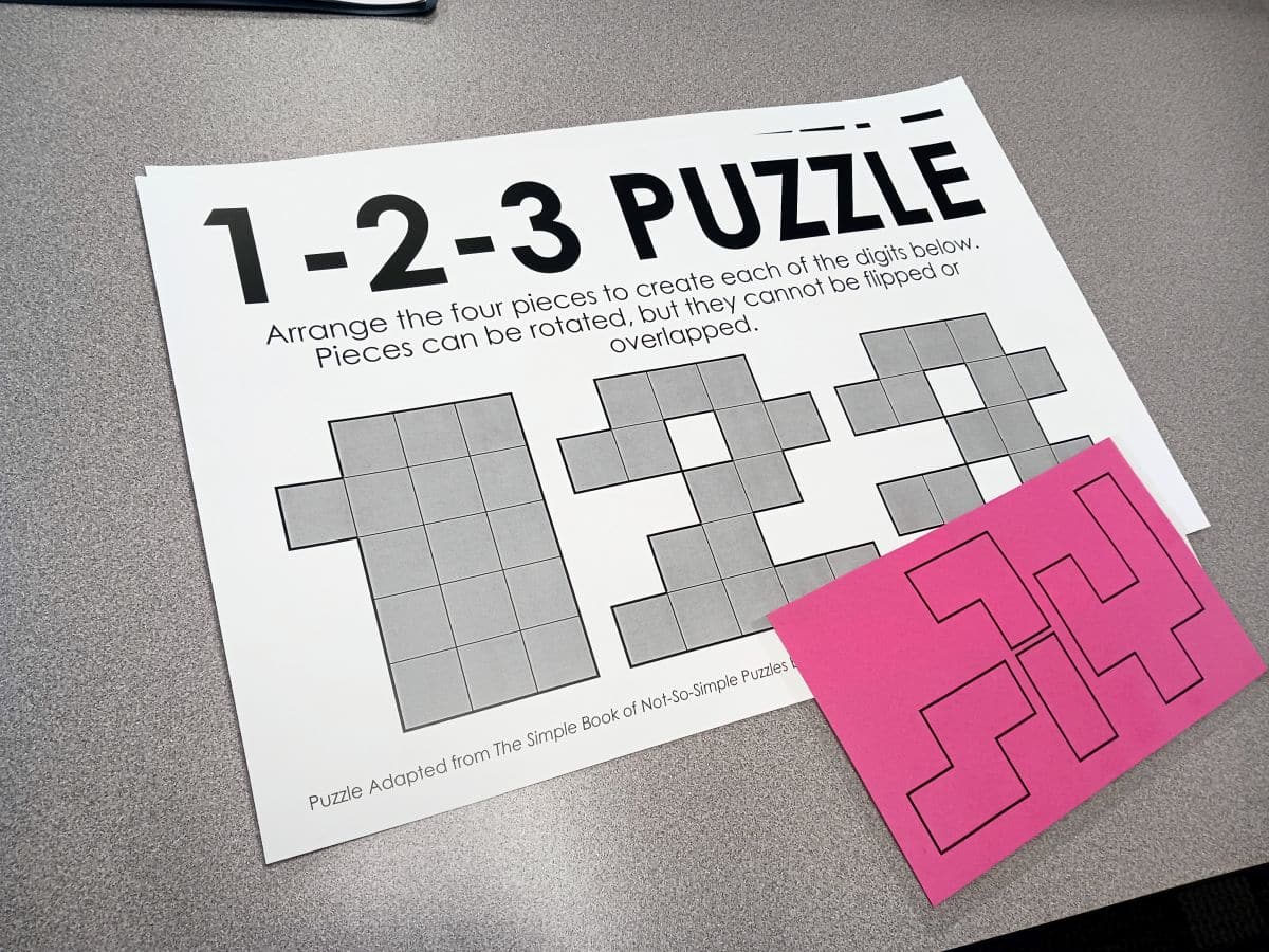 1-2-3 Puzzle | Math = Love