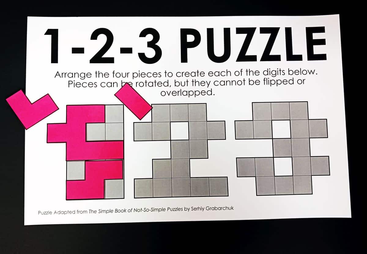1-2-3 Puzzle | Math = Love