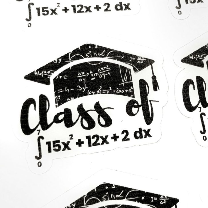 Calculus Graduation Stickers for the Class of 2024 and Beyond | Math = Love