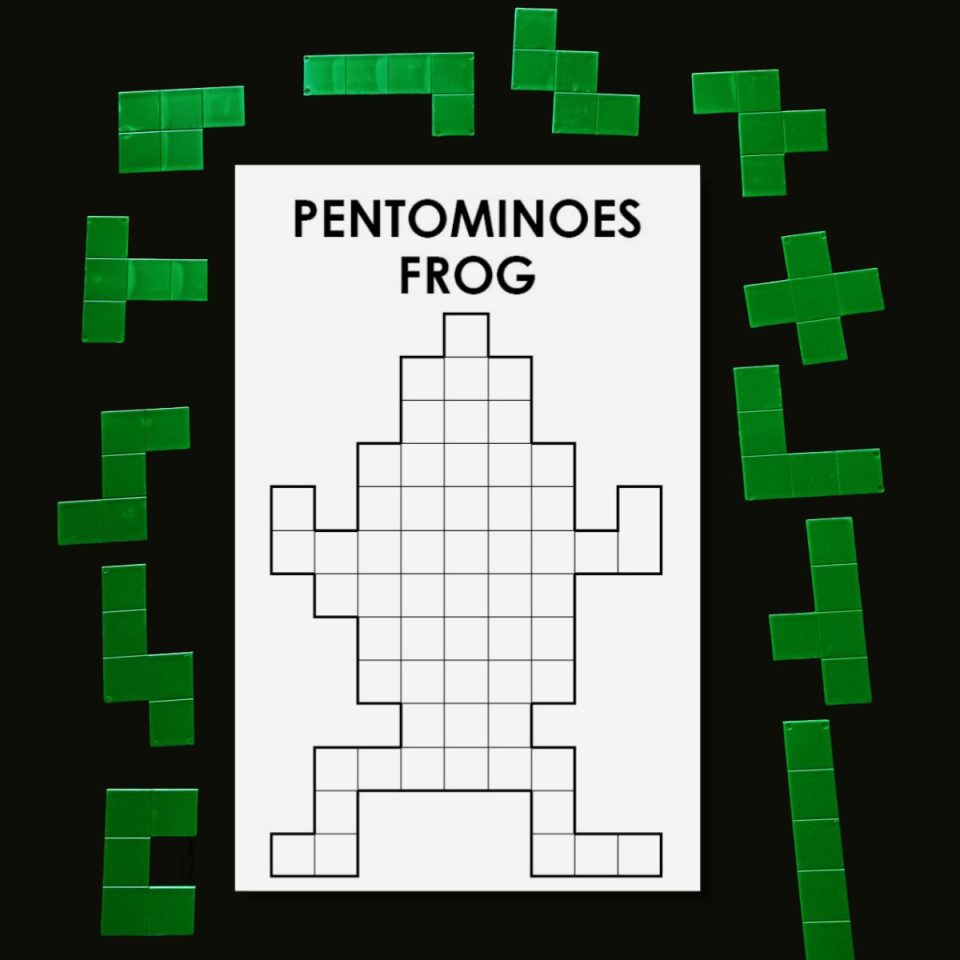 Printable One Inch Pentominoes | Math = Love