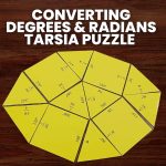 Converting Degrees and Radians Tarsia Puzzle | Math = Love