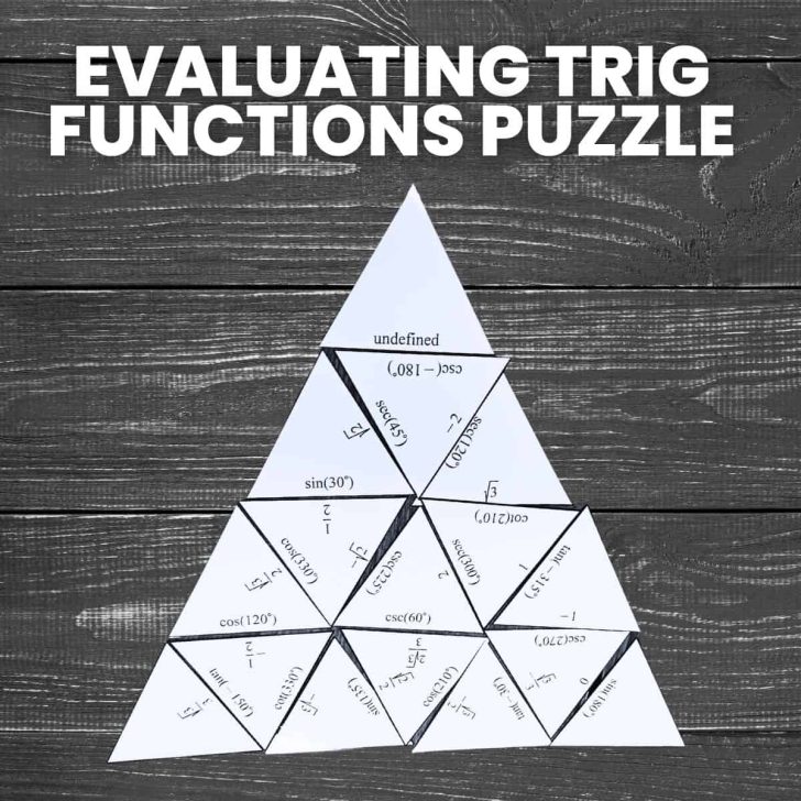Evaluating Trig Functions Tarsia Puzzle Math Love Evaluating Trig Functions Tarsia Puzzle Math Love