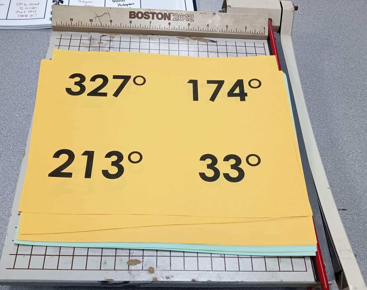 Trig Reference Angles Activity: Odd One Out | Math = Love