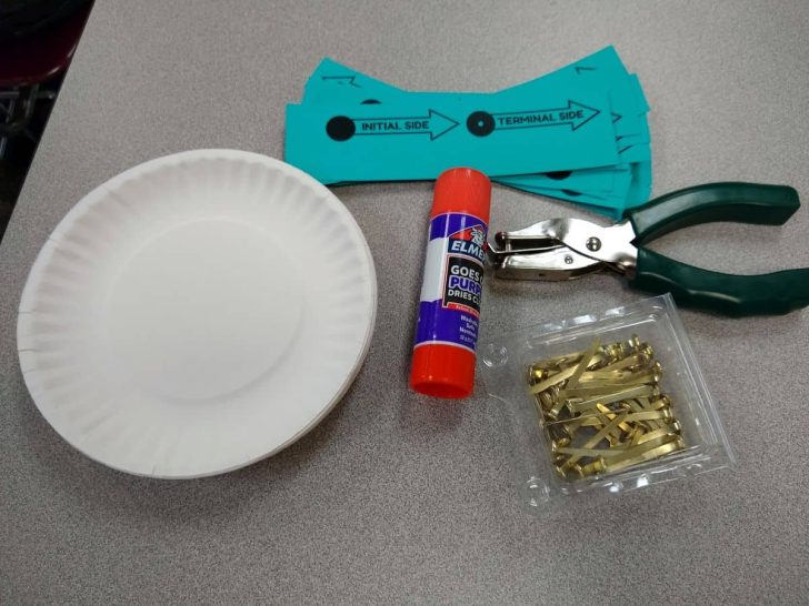 Paper Plate Angle Spinners for Trigonometry | Math = Love