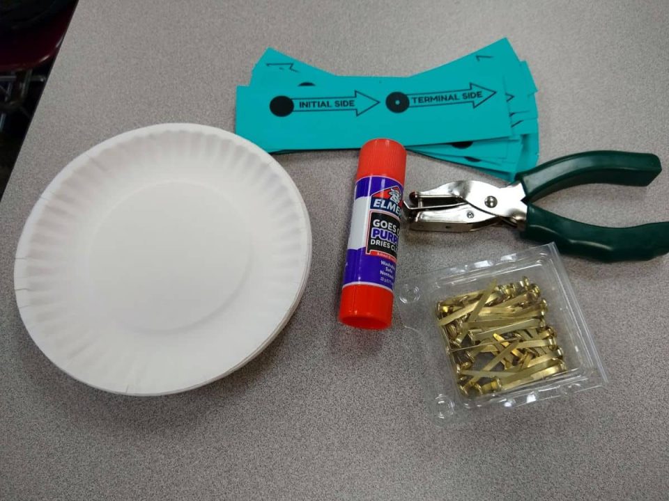 Paper Plate Angle Spinners for Trigonometry | Math = Love