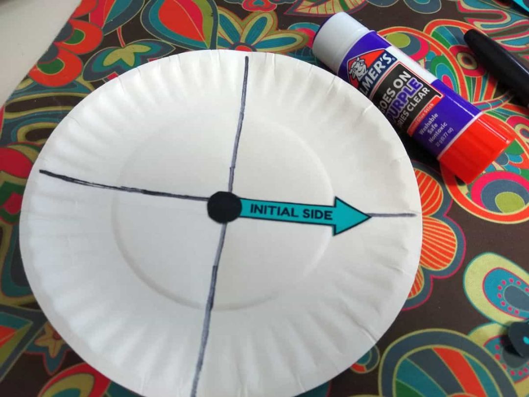 Paper Plate Angle Spinners for Trigonometry | Math = Love