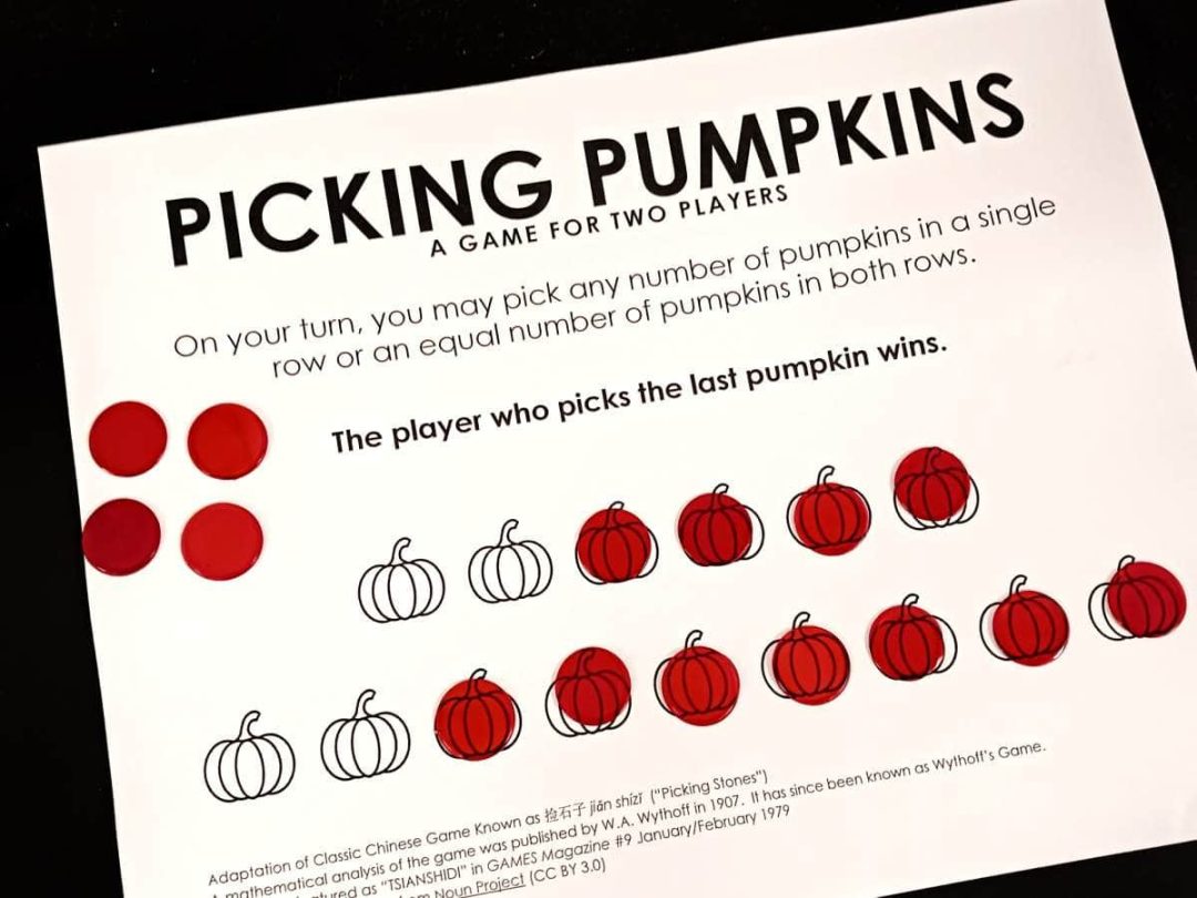 Picking Pumpkins Game | Math = Love