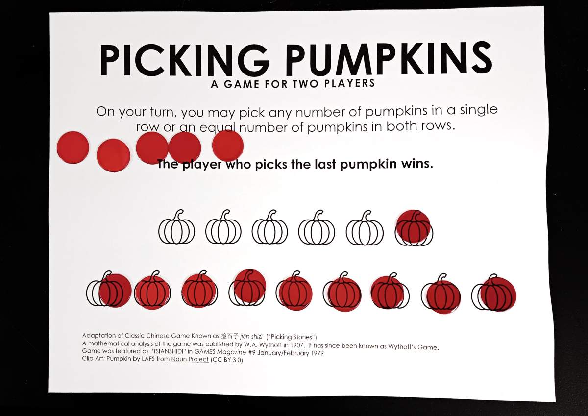 Picking Pumpkins Game | Math = Love
