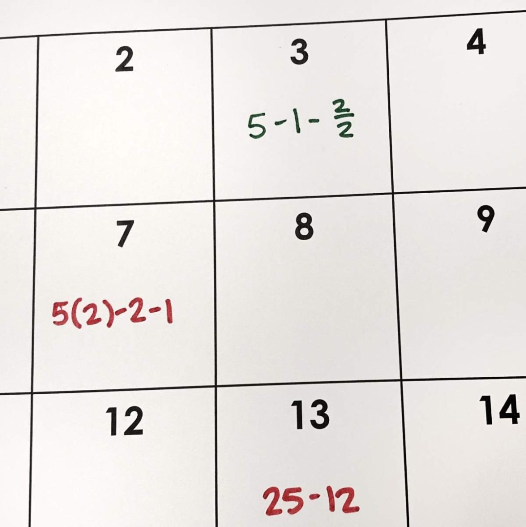 12-25 Christmas Number Challenge | Math = Love