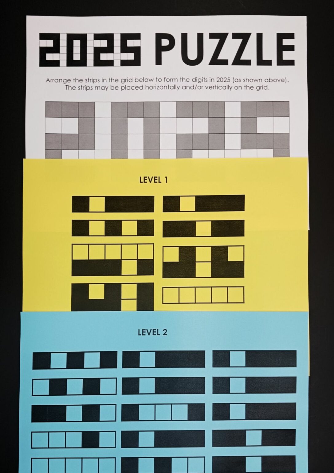 2025 Yearly Digit Grid Puzzle [Free Printable PDF]