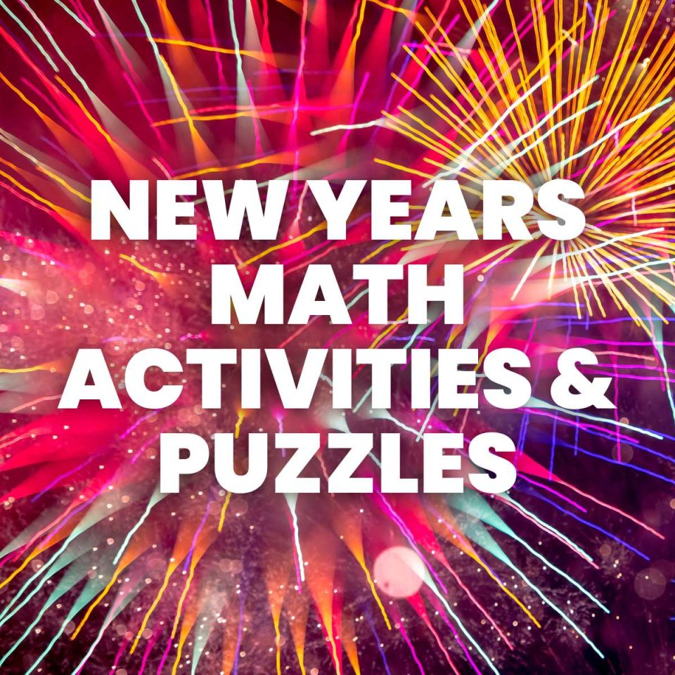 New Years Math Activities and Puzzles | Math = Love