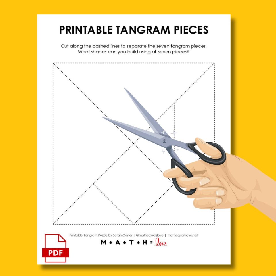 Printable Tangram Pieces (Free PDF to Cut Out)