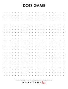 Dots Game Printable Collection | Math = Love
