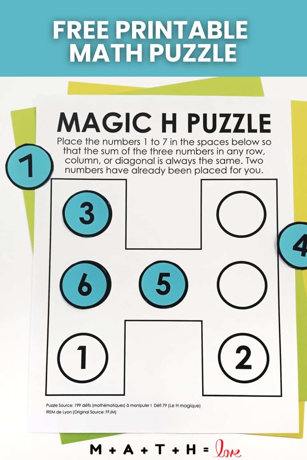 Pyramid Puzzle | Math = Love