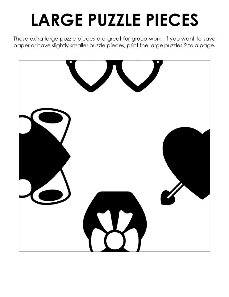 Valentine's Day Square Matching Puzzle | Math = Love