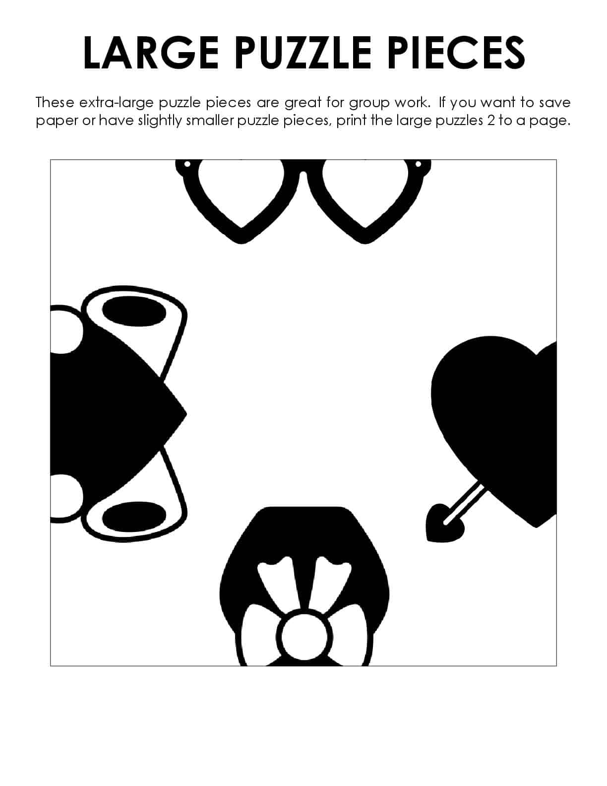 Valentine's Day Square Matching Puzzle | Math = Love