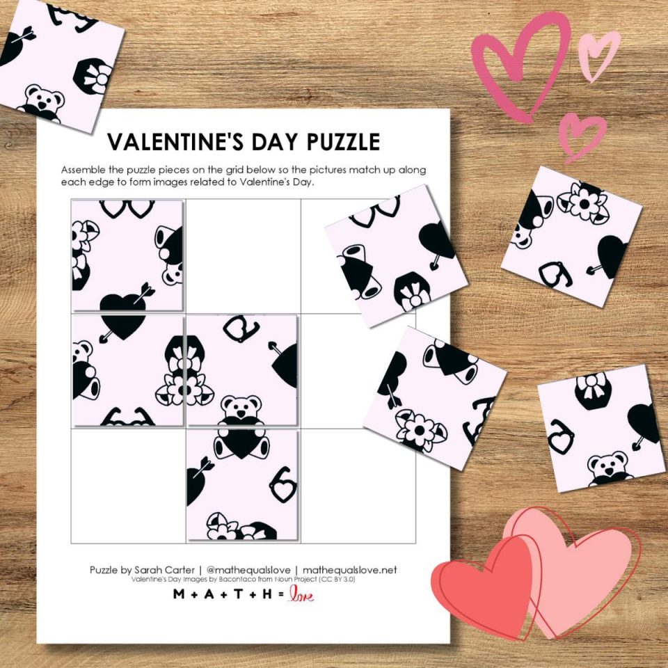 36 Free Valentine's Day Activities & Logic Puzzles
