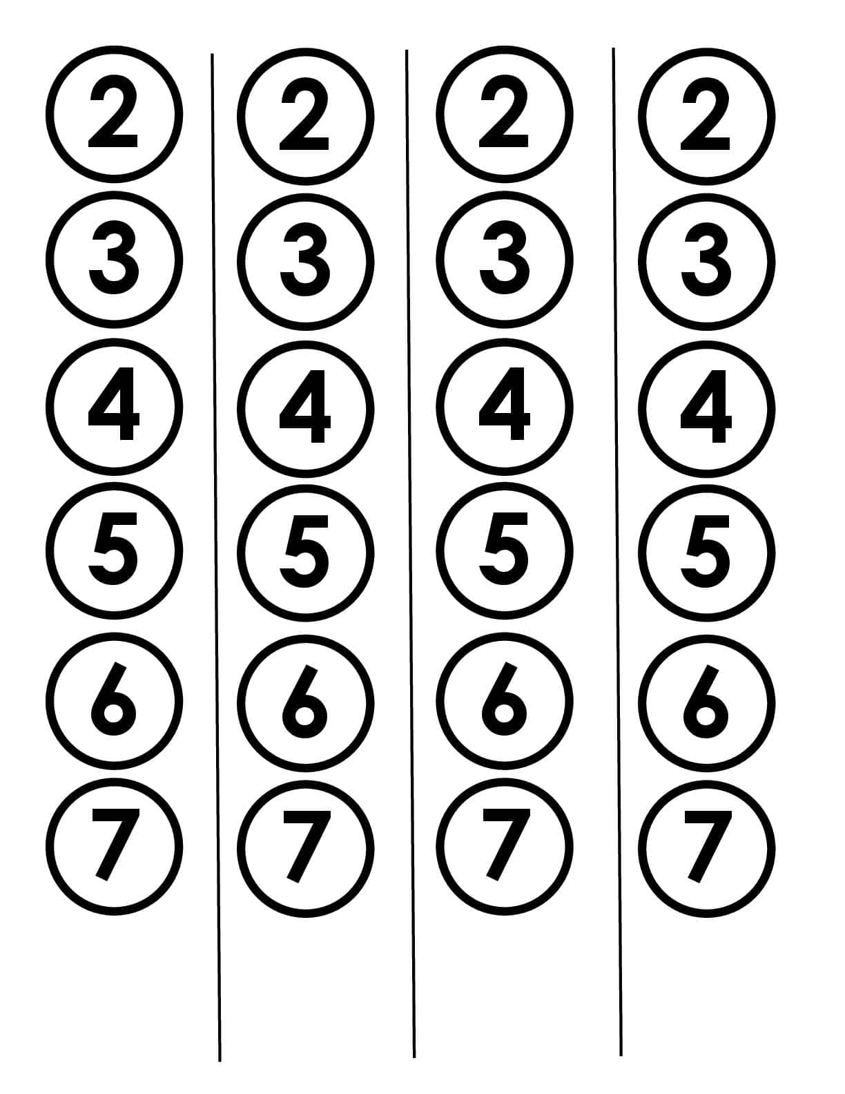 Lines of 3 Puzzle (Free Printable PDF)