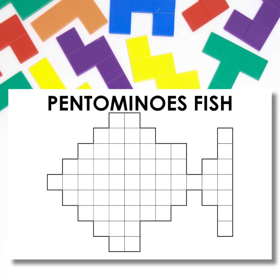 Printable One Inch Pentominoes | Math = Love