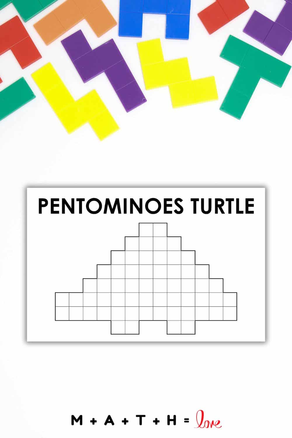 Pentominoes Turtle Puzzle | Math = Love