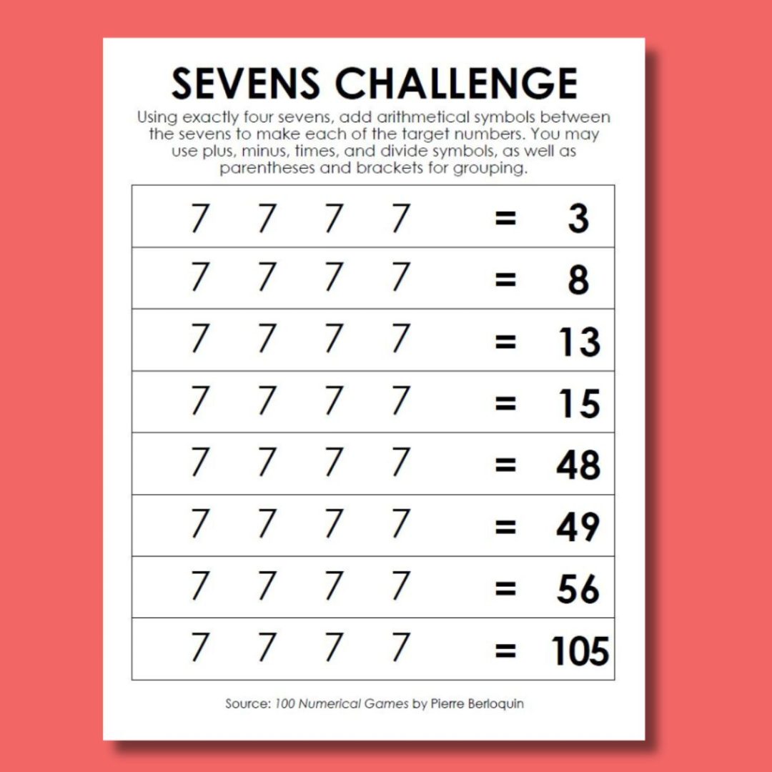 6-7 Puzzles and Activities | Math = Love