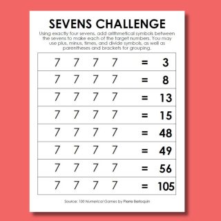 Threes Challenge | Math = Love