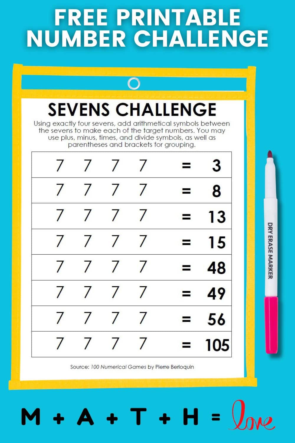 Connect the Dots Puzzle | Math = Love