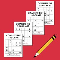 Printable Number Chart 1-30 (Free PDF Templates)