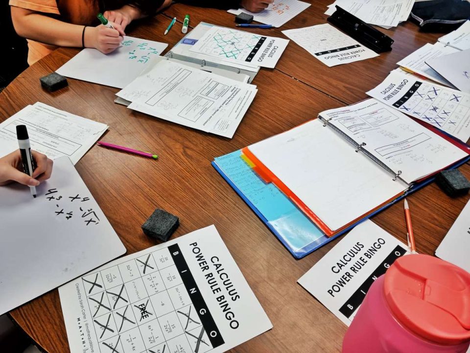 Calculus Power Rule Bingo Activity for Derivatives FREE PDF