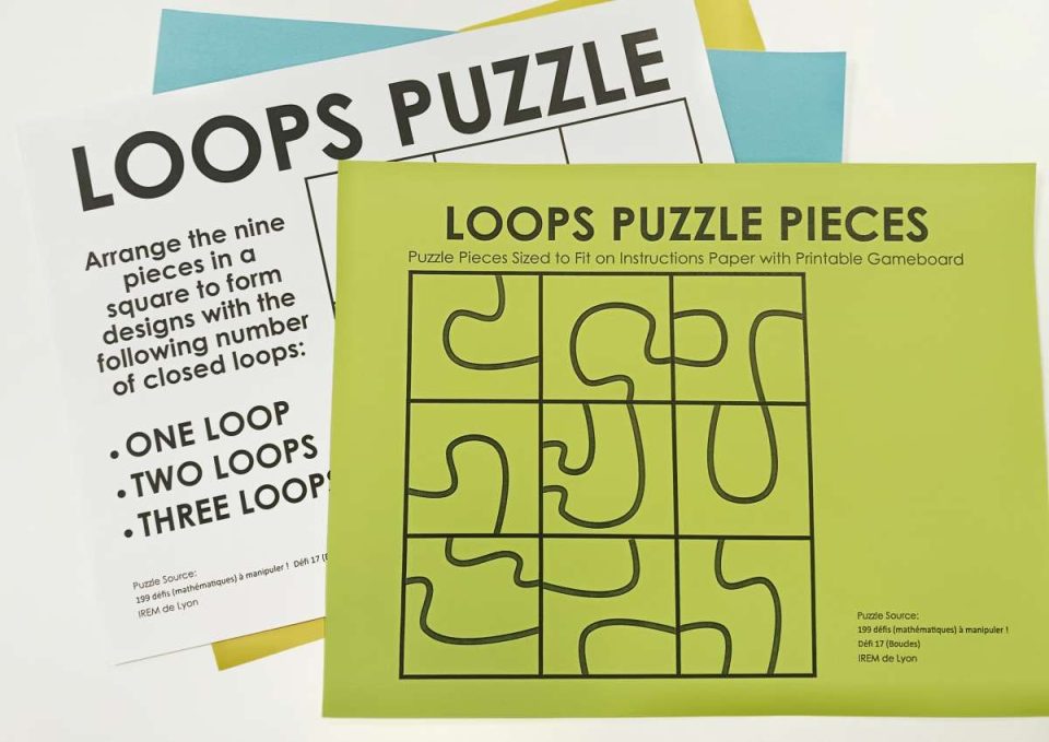 Loops Puzzle | Math = Love