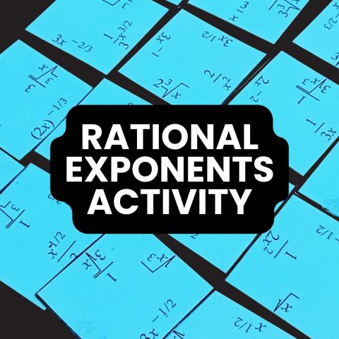Mmm Exponent Task and Card Sort Activity | Math = Love