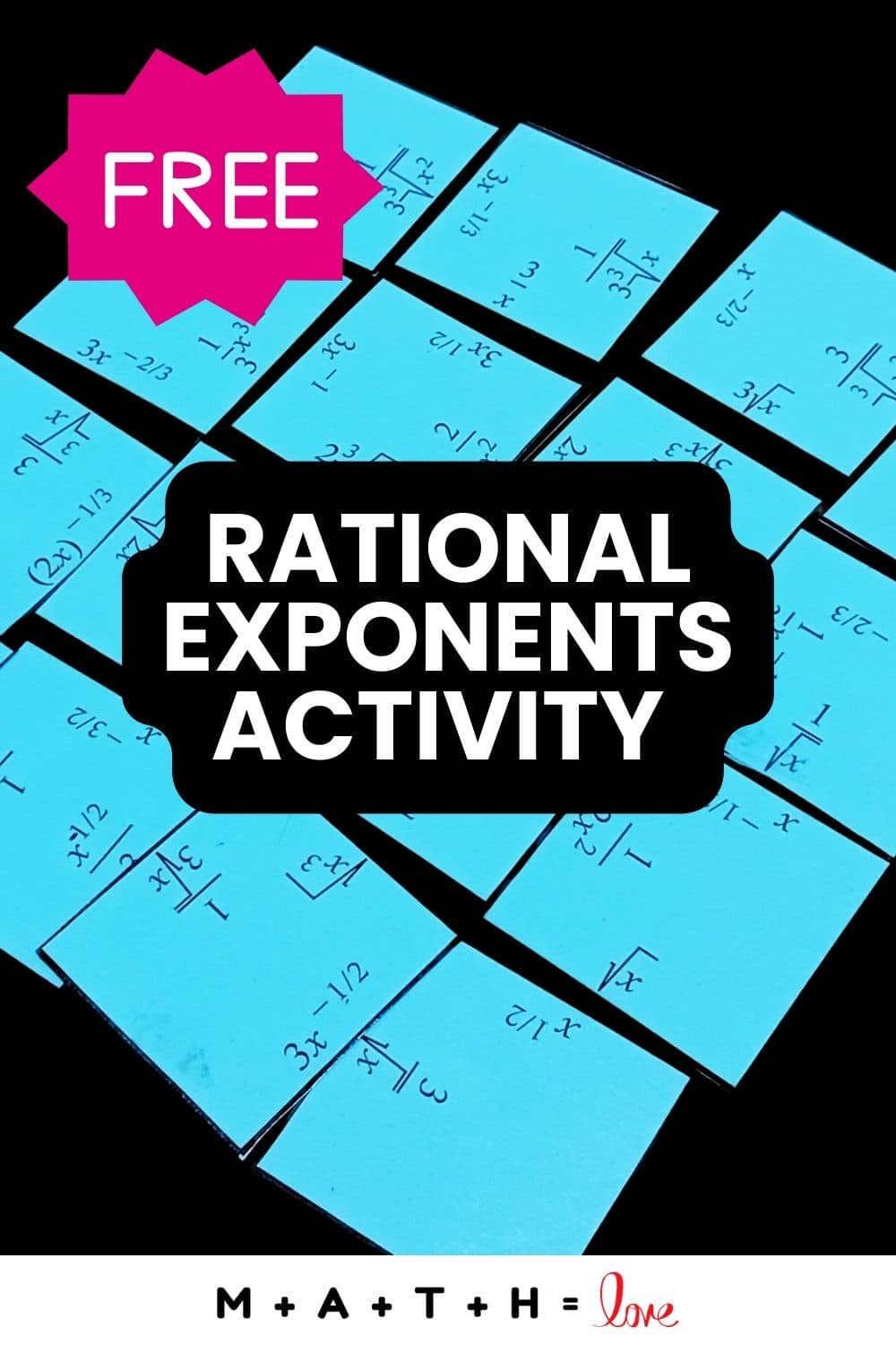 Foldable Book of Exponent Rules | Math = Love
