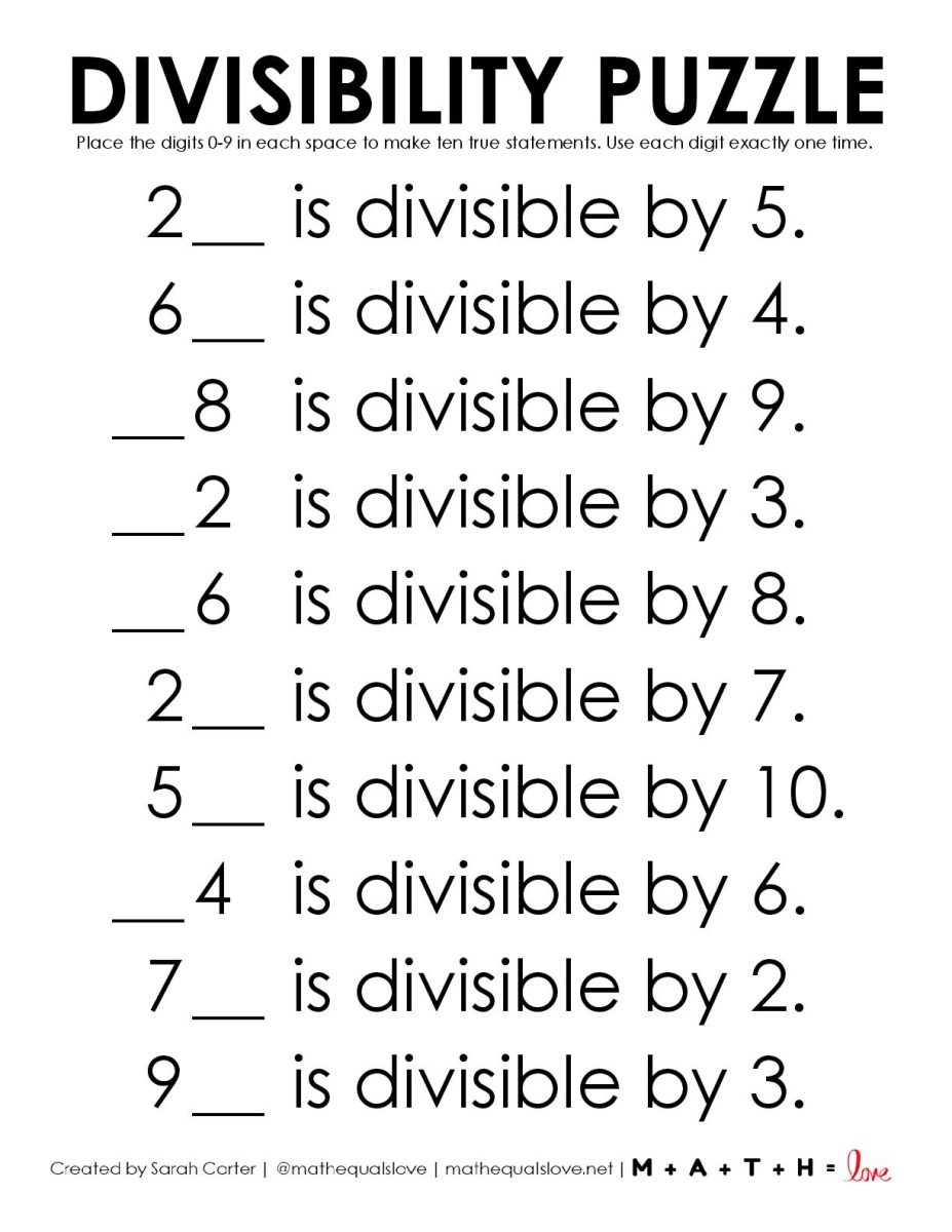 Divisibility Puzzle | Math = Love