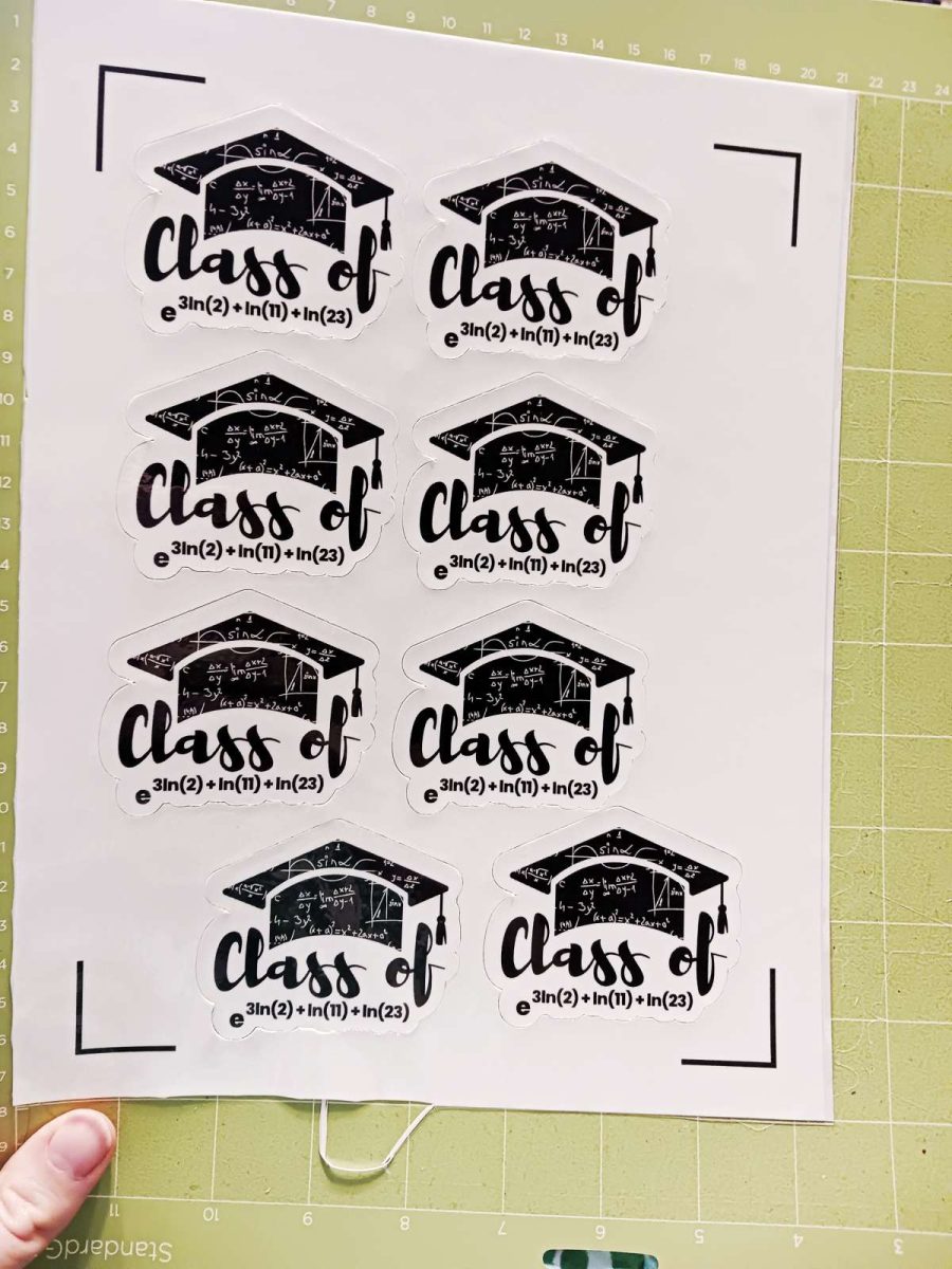 Precalculus Graduation Stickers | Math = Love