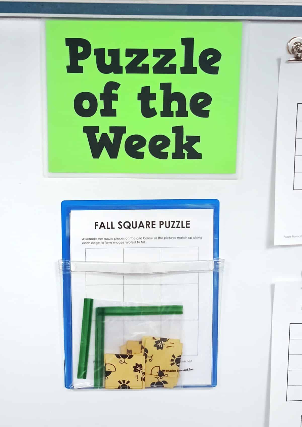 Square Fall Logic Puzzle | Math = Love