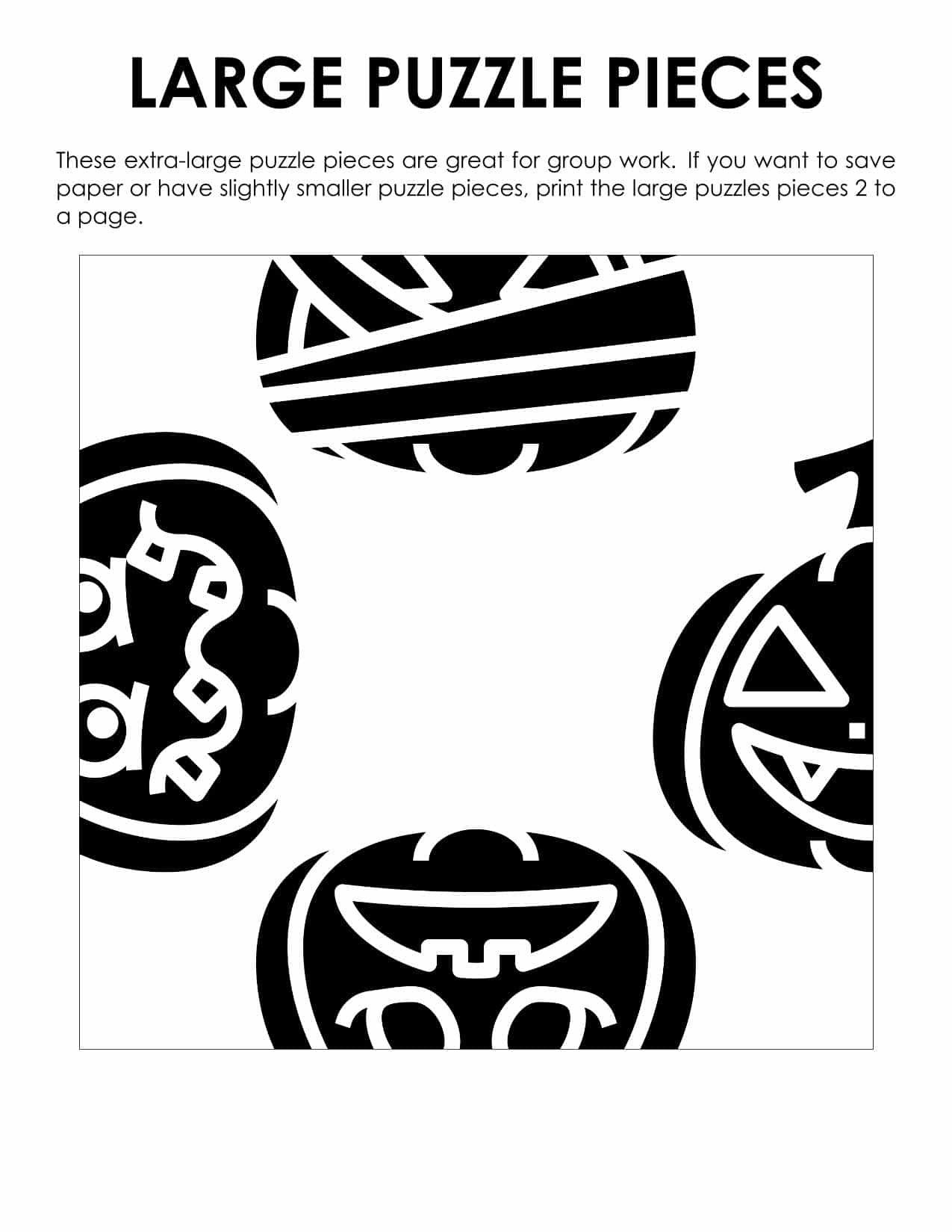 Jack-o'-lantern Square Halloween Logic Puzzle | Math = Love